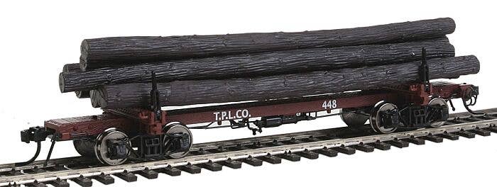 Rivarossi - 38' Skeleton Log Car 2-Pack - Ready to Run - Pacific Lumber ...