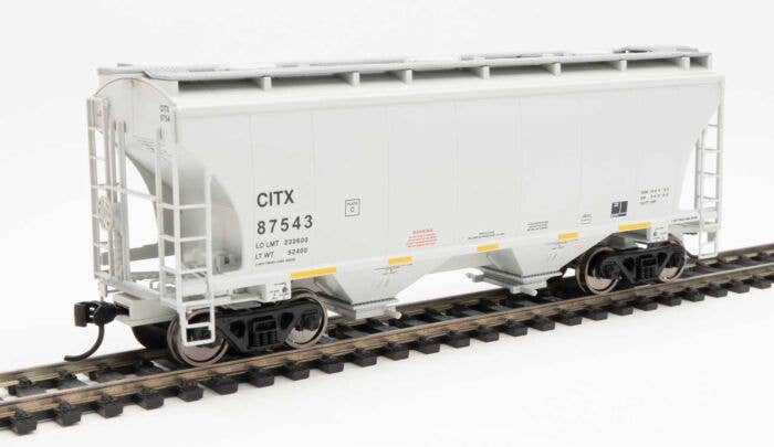 Walthers - 39' Trinity 3281 2-Bay Covered Hopper - Ready to Run - CIT Group CITX #87543 - 910-7570