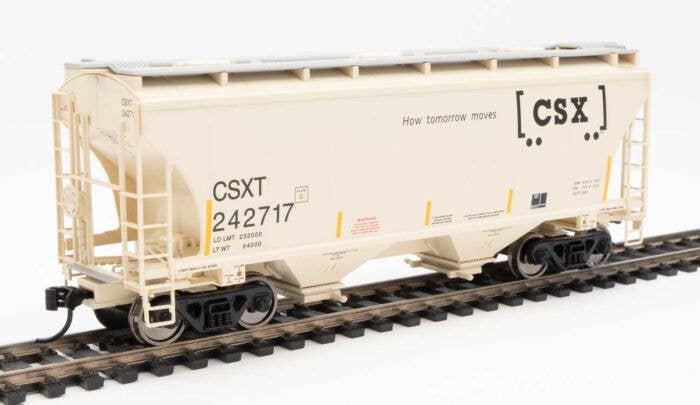 Walthers - 39' Trinity 3281 2-Bay Covered Hopper - Ready to Run - CSX ...