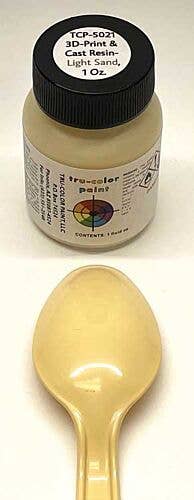Tru-Color - 3D Print and Cast Resin Acrylic Paints - 1oz 29.6ml - Light ...