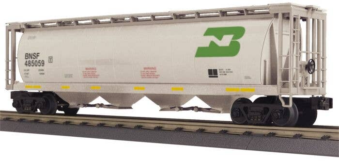 MTH - 4-Bay Cylindrical Covered Hopper - 3-Rail - Ready to Run ...