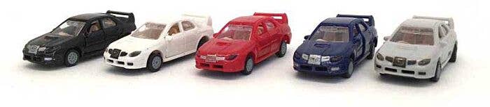 Herpa - 4-Door Compact Car with Spoiler - Assembled - Various Colors ...