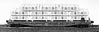Jaeger - 40/50' Flatcar Lumber Load - Edward Hines - 347-300