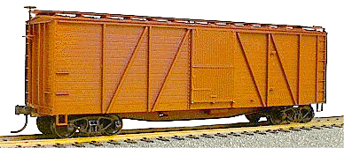 Accurail - 40' 6-Panel Single-Sheathed Wood Boxcar w/Wood Doors & Ends ...