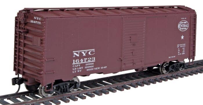 Walthers - 40' AAR 1944 Boxcar - Ready to Run - New York Central ...