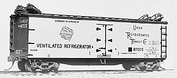 Westerfld - 40' AC&F Reefer URTC/Milw 1927-29 - 783-6701