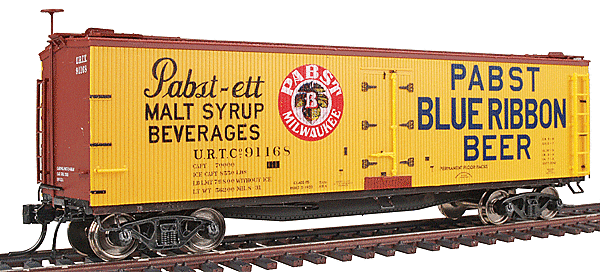 Laser-Art - 40' ACF/URTX Wood Reefer - Assembled - Pabst-ett - Pabst ...