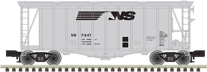 Atlas O - 40' Airslide Covered Hopper - 3-Rail - Ready to Run - Master ...