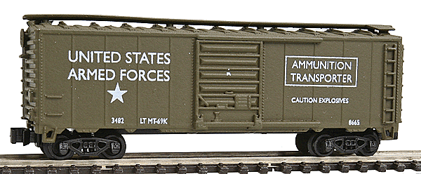 Model Pwr - 40' Boxcar - United States Army - 490-83714