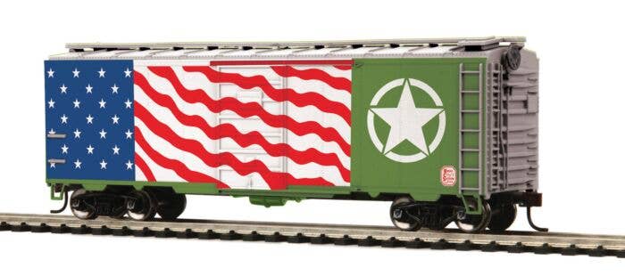 MTH - 40' Boxcar - Ready to Run - Army - 507-8574172