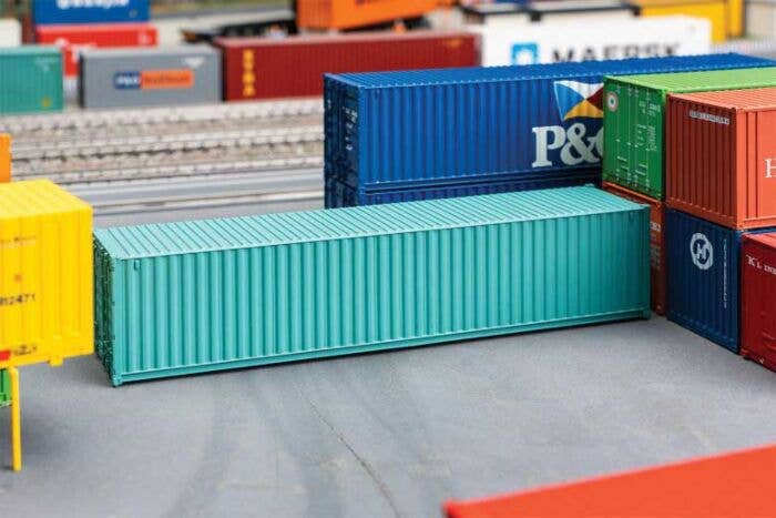 Faller - 40' Corrugated Container - Assembled - Painted, Unlettered ...