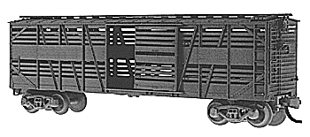 MicroTrain - 40' Despatch Stock Car - Undecorated - 489-35000