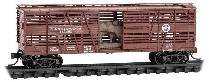 Cattle Rail Car Loaded NR 45 A B C Peco N Scale R T R BR Cattle Wagons