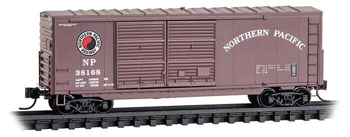 MicroTrain - 40' Double-Door Boxcar No Roofwalk & High Ladders - Ready ...