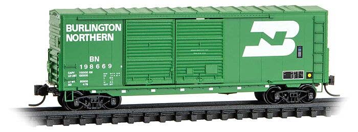 MicroTrain - 40' Double-Door Boxcar No Roofwalk & High Ladders - Ready ...