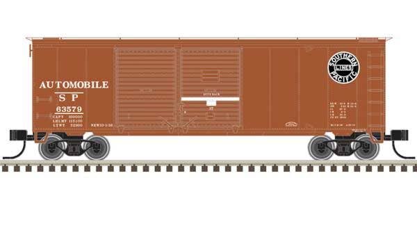 Atlas Trnm - 40' Double-Door Boxcar - Ready to Run - Southern Pacific ...
