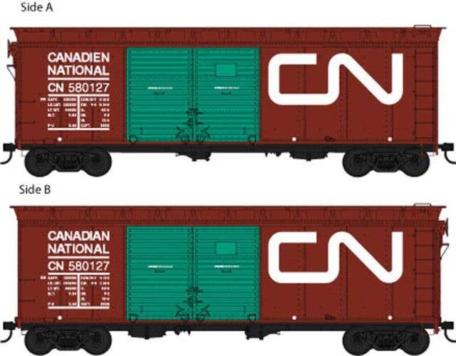 Bowser - 40' Double-Door Steel Boxcar - Ready to Run - Canadian ...