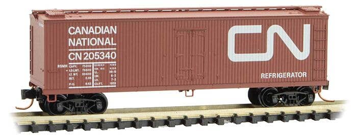 MicroTrain - 40' Double-Sheathed Wood Reefer - Ready to Run - Canadian ...