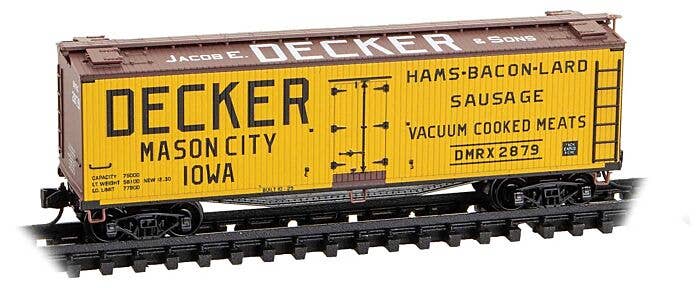 MicroTrain - 40' Double-Sheathed Wood Reefer w/Vertical Brake Wheel ...