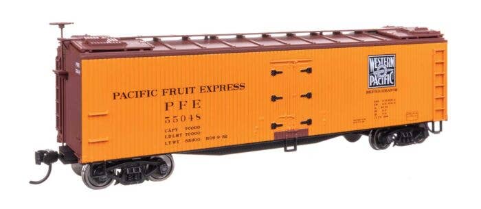 Walthers - 40' Early Reefer - Ready To Run - Pacific Fruit Express WP ...