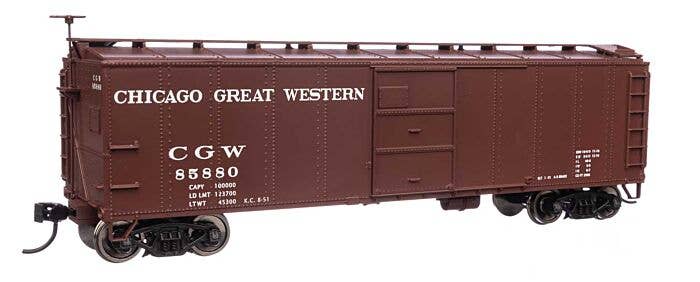 Walthers - 40' Early X29 Boxcar - Ready to Run - Chicago Great Western ...