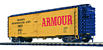 Walthers - 40' General American Meat Reefer - Kit - Armour (PCX & TRAX ...