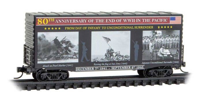 MicroTrain - 40' Hi-Cube Boxcar with Picture Panel - Ready to Run - End ...