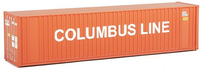Walthers - 40' Hi-Cube Corrugated Container w/Flat Roof - Assembled ...