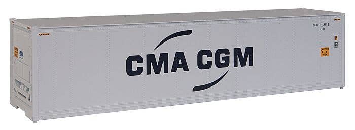 Walthers - 40' Hi Cube Smooth Side Reefer Container - Assembled - CMA ...