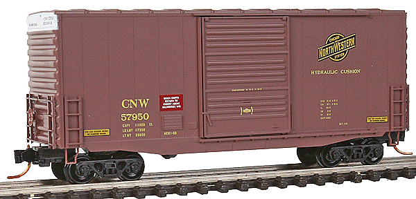 MicroTrain - 40' Hy-Cube Boxcar - Ready to Run - Chicago & North ...