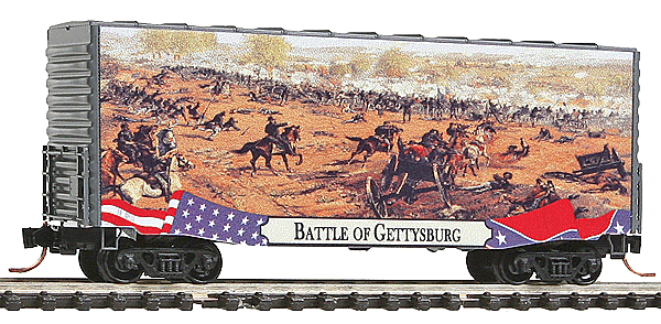 MicroTrain - 40' Hy-Cube Boxcar - Ready to Run - Civil War Series Car ...