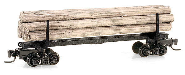 MicroTrain - 40' Modern Log Car w/Log Load - 489-53800050