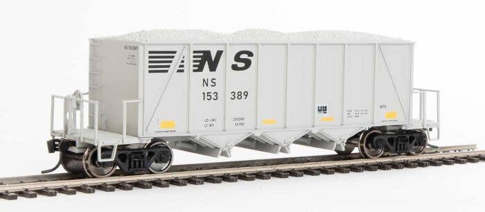Walthers - 40' Ortner 100-Ton Open Aggregate Hopper - Ready to Run - Norfolk Southern #153389 ...