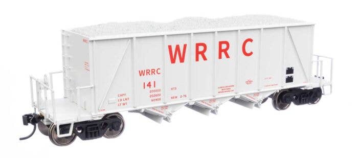 Walthers - 40' Ortner 100-Ton Open Aggregate Hopper - Ready to Run - Western Railroad (WRRC ...