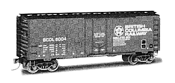 MicroTrain - 40' Plug Door Boxcar - BCOL #8002 (green,white lettering ...