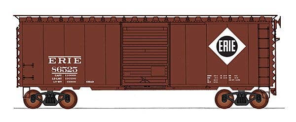 Intermount - 40' PS-1 Boxcar - Ready to Run - Erie Lackawanna (Boxcar ...