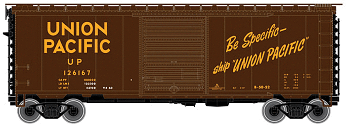 Atlas - 40' PS-1 Boxcar w/8' Door & 12 Stiffener Roof - Ready to Run ...