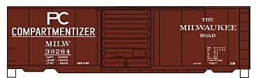 Accurail - 40' PS-1 Steel Boxcar - Kit - Milwaukee Road 39264 (Boxcar ...