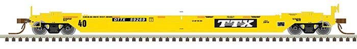 Atlas - 40' Rebuilt Well Car - Ready to Run - TTX 59283 (yellow, black ...