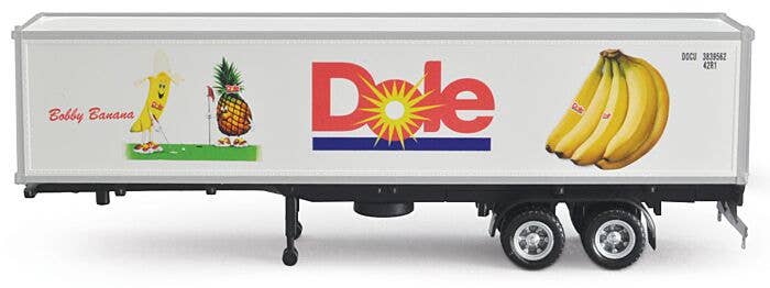 Con-Cor - 40' Reefer Container on Chassis - Ready to Run - Dole DFIU ...