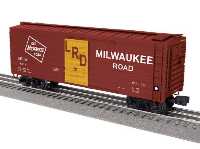 Lionel - 40' Rib-Side Boxcar - 3-Rail - Ready to Run - Milwaukee Road ...