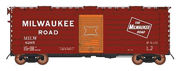 Intermount - 40' Rib-Side Boxcar w/Roof Hatches - Ready to Run ...