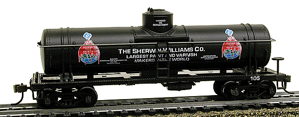 Mantua - 40' Single-Dome Tank Car - Sherwin-Williams - 455-732308