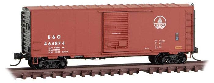 MicroTrain - 40' Single-Door Boxcar No Roofwalk - Ready to Run ...