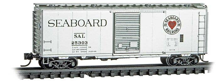 MicroTrain - 40' Single-Door Boxcar - Ready to Run - Seaboard Air Line ...