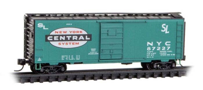 MicroTrain - 40' Single-Door Boxcar - Ready to Run - New York Central ...