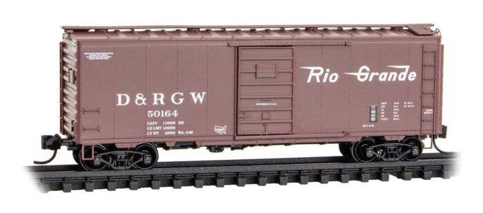 MicroTrain - 40' Single-Door Boxcar - Ready to Run - Denver & Rio ...