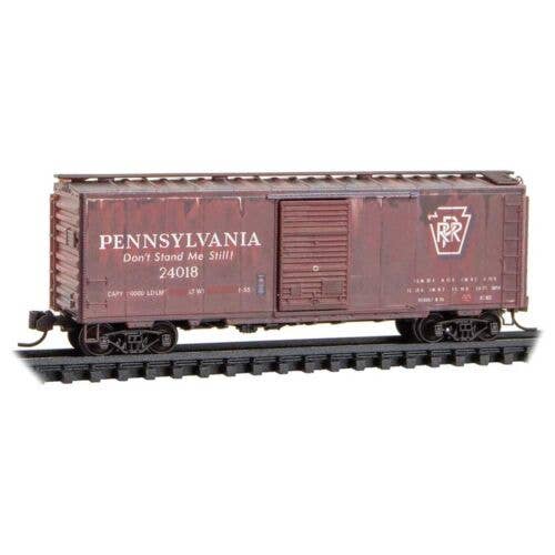 MicroTrain - 40' Single-Door Boxcar - Ready to Run - Pennsylvania ...