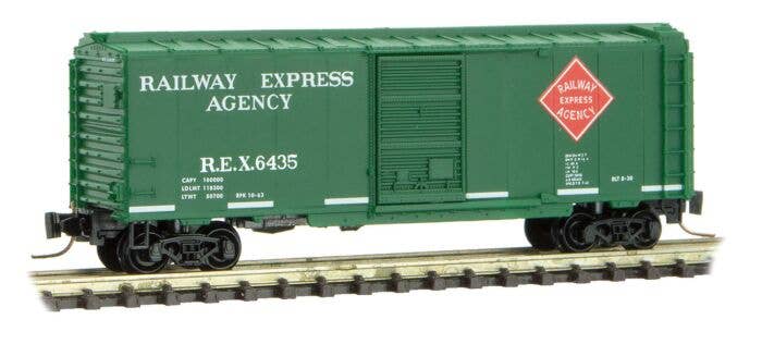 MicroTrain - 40' Single-Door Boxcar - Ready to Run - Railway Express ...