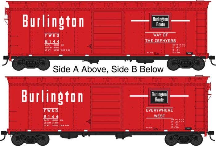 Bowser - 40' Single-Door Steel Boxcar - Ready to Run - Chicago ...